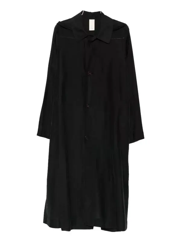Soh Button-up Coat - Black