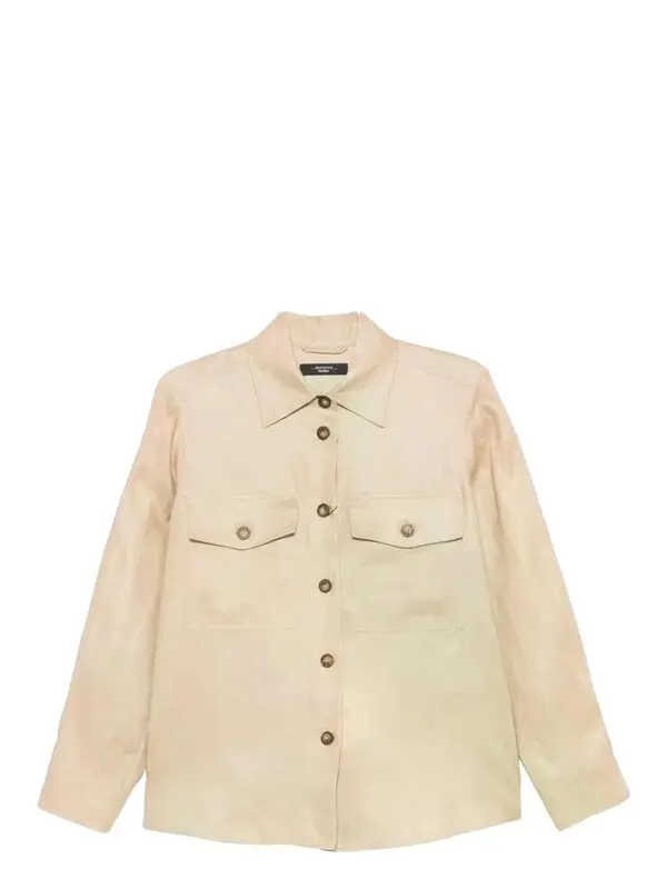 Max Mara Flap-pocket Shirt Jacket - Neutrals