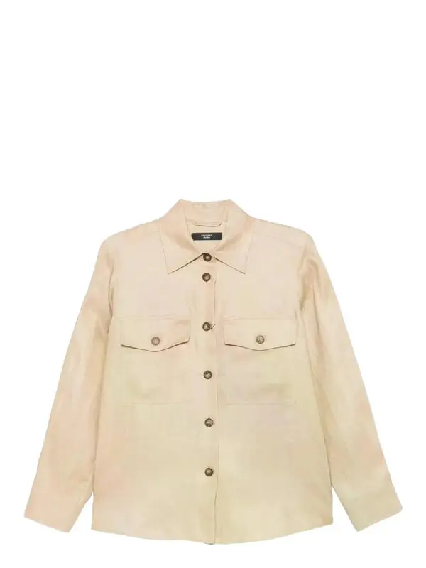 Max Mara Flap-pocket Shirt Jacket - Neutrals
