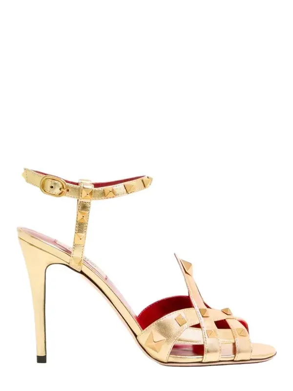 Valentino Garavani Studdy Sandal - Gold