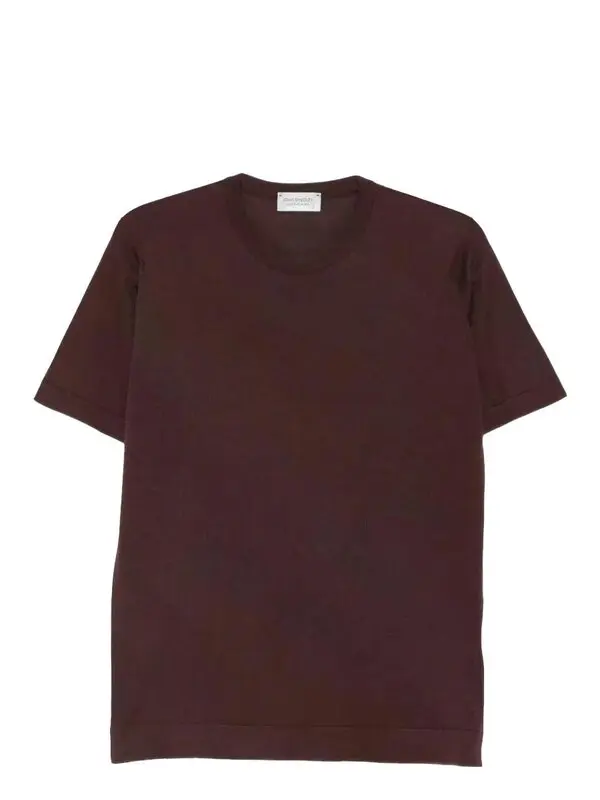 John Smedley Lorca Fine-knit T-shirt - Brown