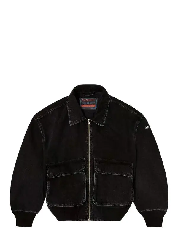 DIESEL® D-kurz Denim Jacket - Black