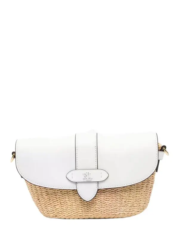 Ralph Lauren Lynden Logo-plaque Shoulder Bag - White