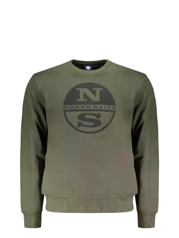 NORTH SAILS Logo-print Cotton Sweatshirt - Green