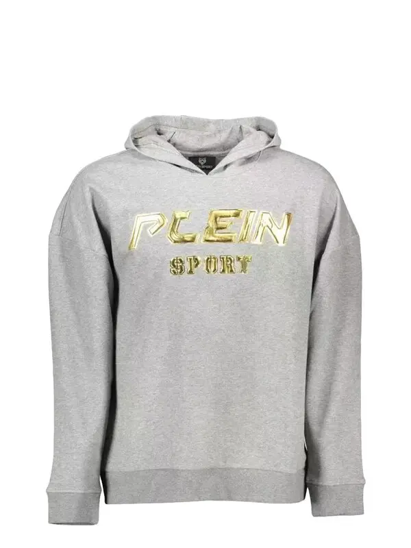 PLEIN SPORT Foil-logo Hoodie - Grey