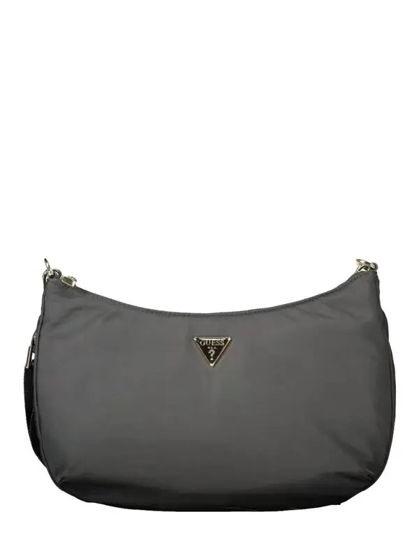 Guess Logo-plaque Shoulder Bag - Black