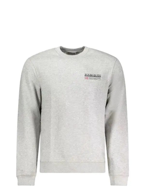 NAPAPIJRI Logo-print Cotton Sweatshirt - Grey