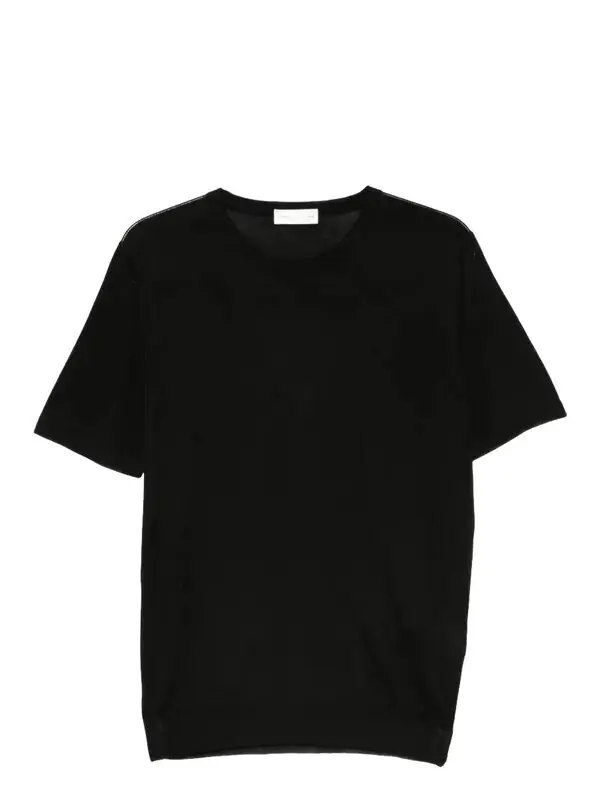 ROBERTO COLLINA Knitted T-shirt - Black