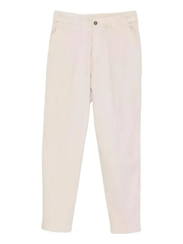 Eleventy Elasticated-waist Chino Trousers - Neutrals