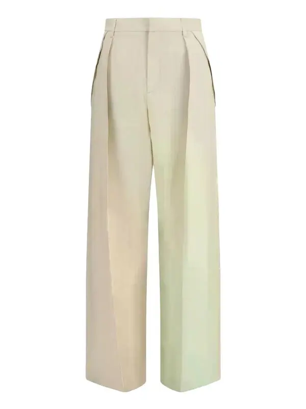 Jacob Cohen Pleated Wide-leg Trousers - Neutrals
