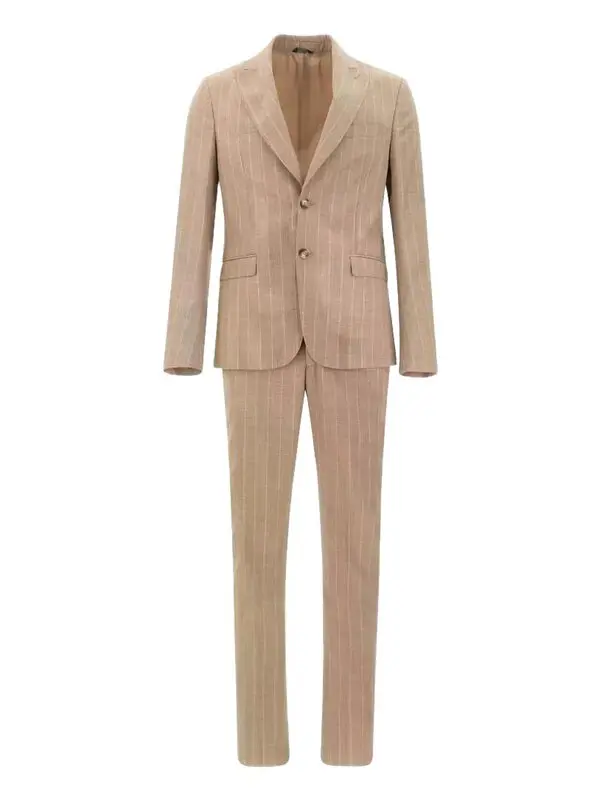 UNGARO Pinstripe Tailored Suit - Neutrals