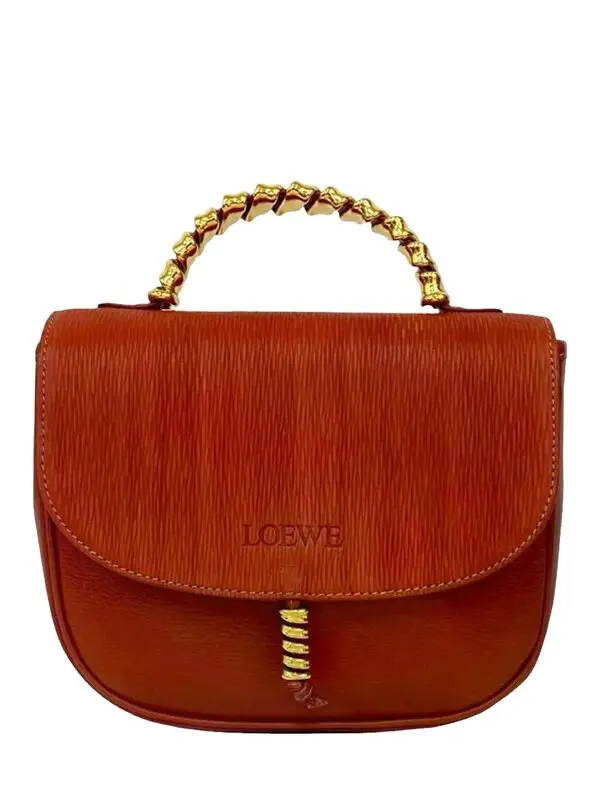 Loewe 2010-2026 Leather Velazquez Satchel - Orange