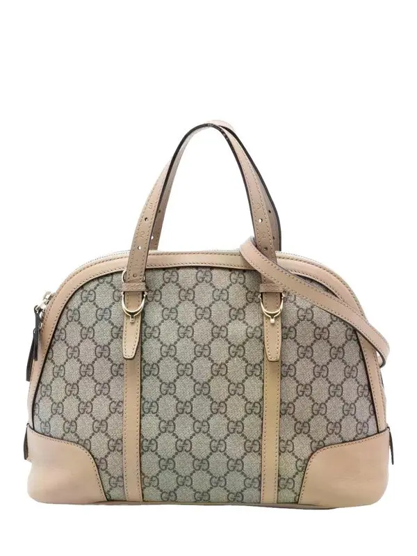 Gucci Small Gg Supreme Dome Satchel - Neutrals