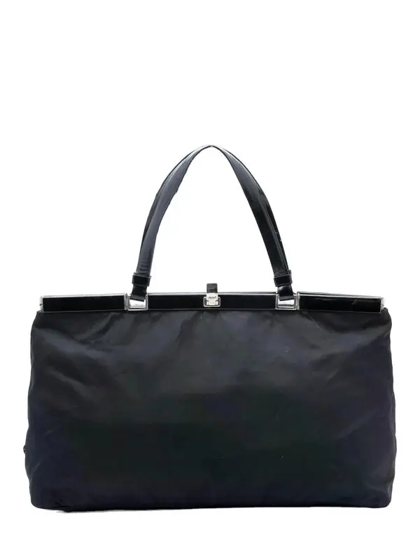 Prada 2000-2013 Tessuto Tote Bag - Black