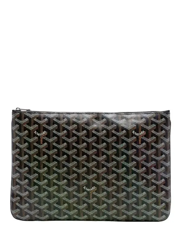 Goyard 2018 Ine Senat Mm Clutch Bag - Black