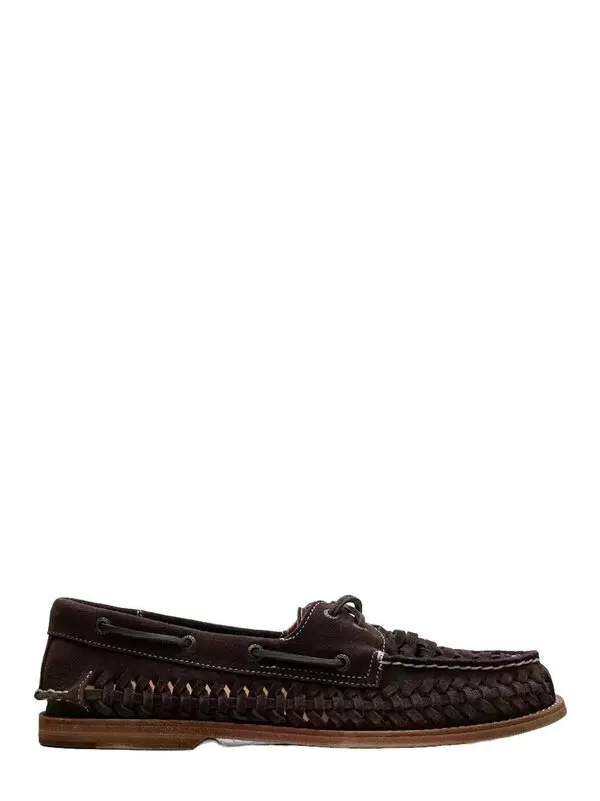 Sperry Gold Cup Woven Boat Shoes - Brown