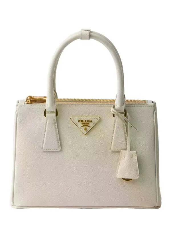 Prada Galleria Small Saffiano Leather Bag - Neutrals