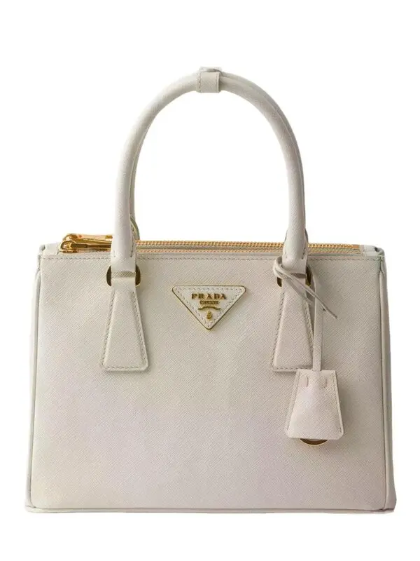 Prada Galleria Small Saffiano Leather Bag - Neutrals