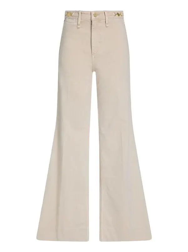Rag & Bone Skylar High-rise Flared Jeans - Cream