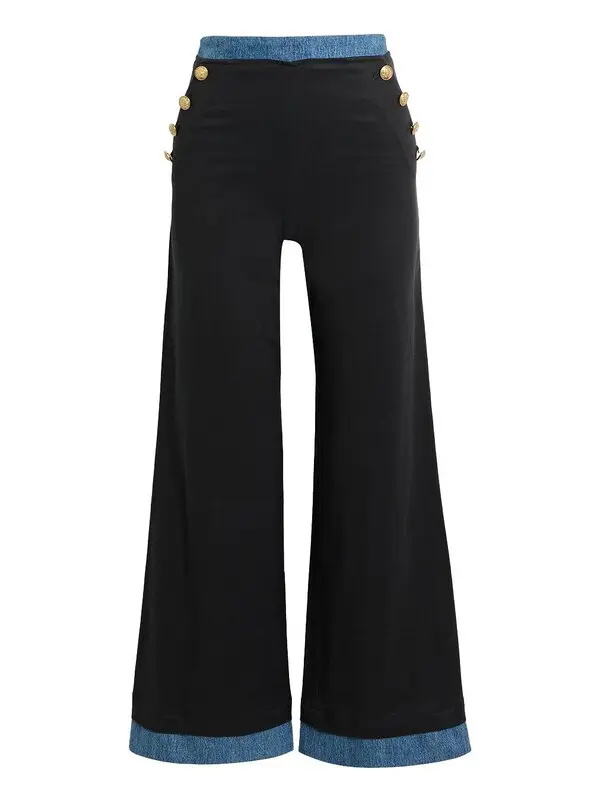 Alice + Olivia Narin Flared Pants - Black