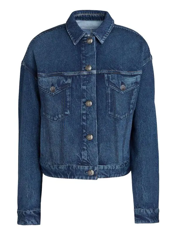 Rag & Bone Miramar Denim-effect Jacket - Dark Denim