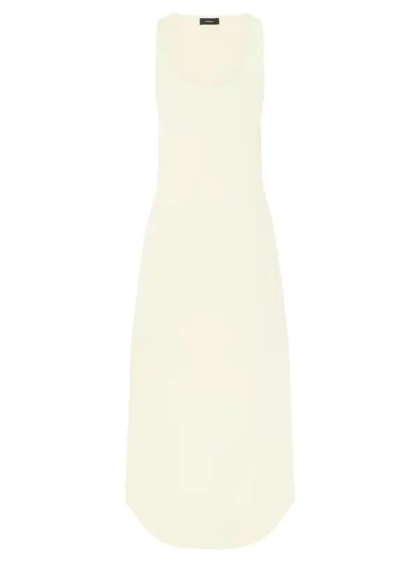Wardrobe.NYC Scoop-neck Midi Dress - Yellow