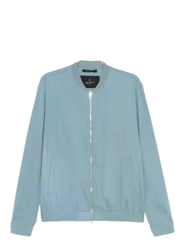 MONTECORE Zip-up Bomber Jacket - Blue