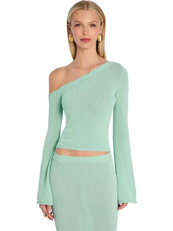 SEROYA Alivia Knit Top - Spearmint