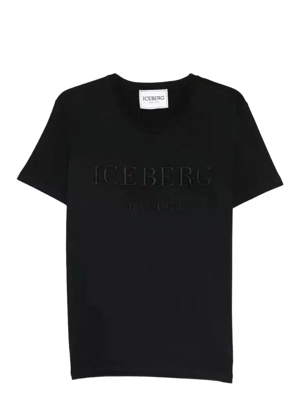 Iceberg Logo T-shirt - Black