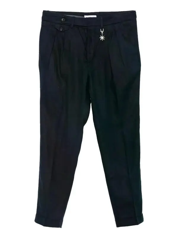 MANUEL RITZ Pleated Trousers - Blue