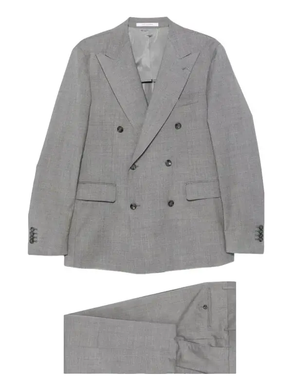 Tagliatore Double-breasted Suit - Grey