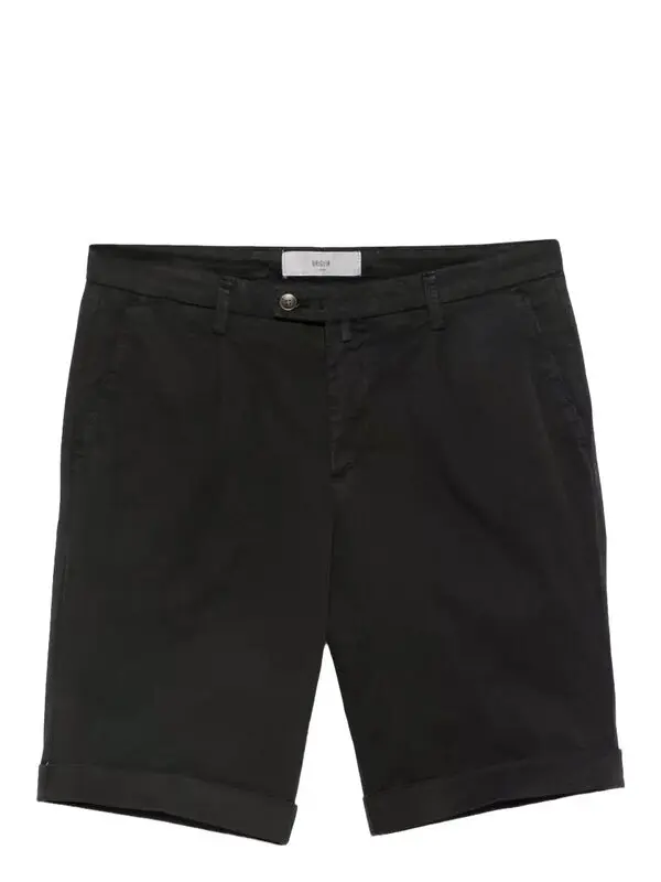BRIGLIA 1949 Turn-up Cuff Shorts - Black