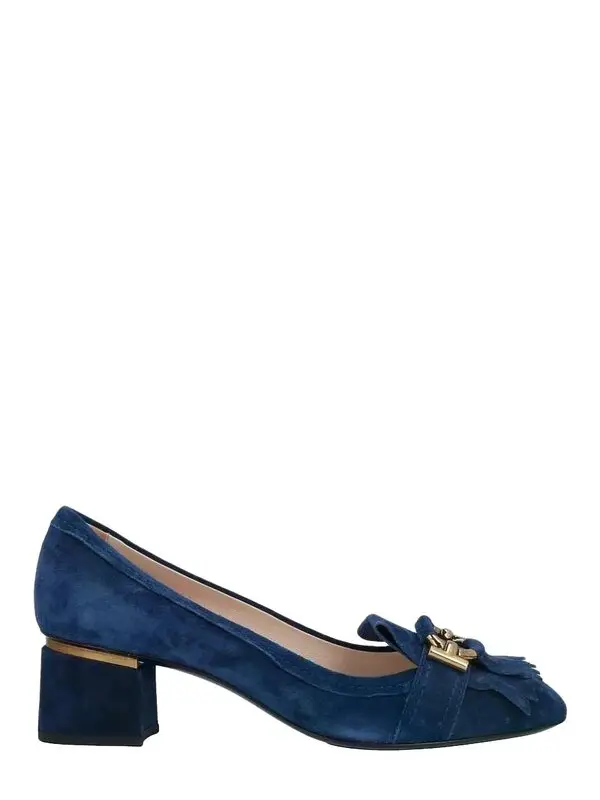 TOD'S Courts Heeled Pumps - Blue