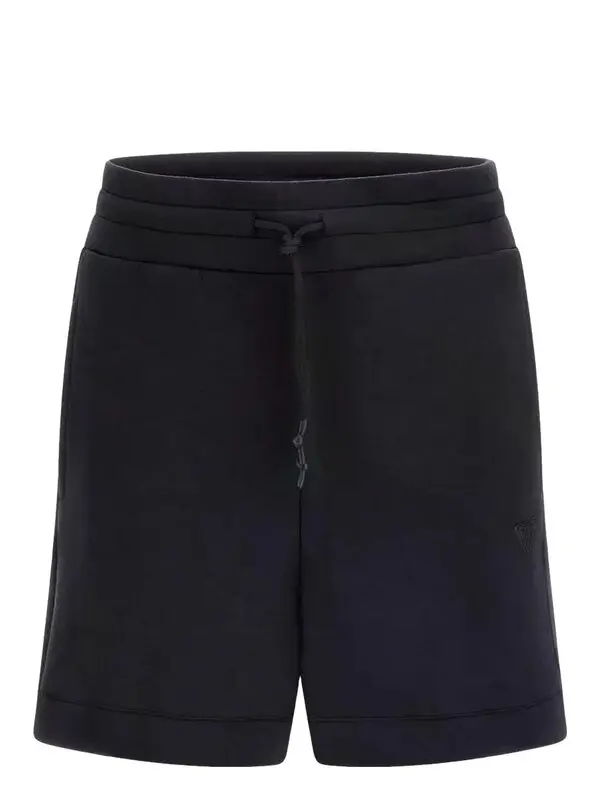 Guess Scuba Rolled-hem Shorts - Black