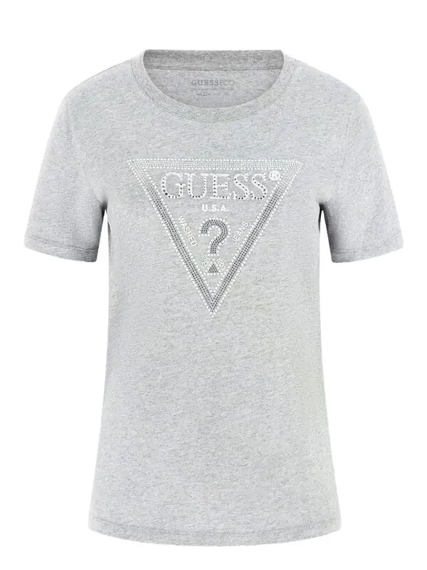 Guess Logo-detail T-shirt - Grey