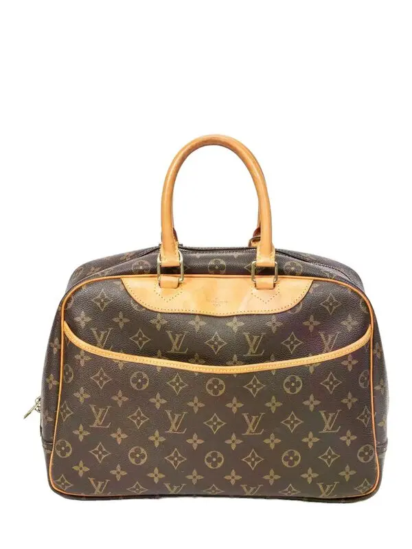 LOUIS VUITTON Deauville Monogram Tote - Brown