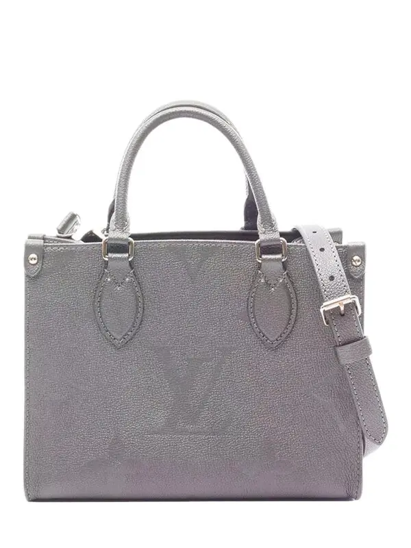 LOUIS VUITTON 2021-2026 Monogram Empreinte Onthego Pm Satchel - Grey