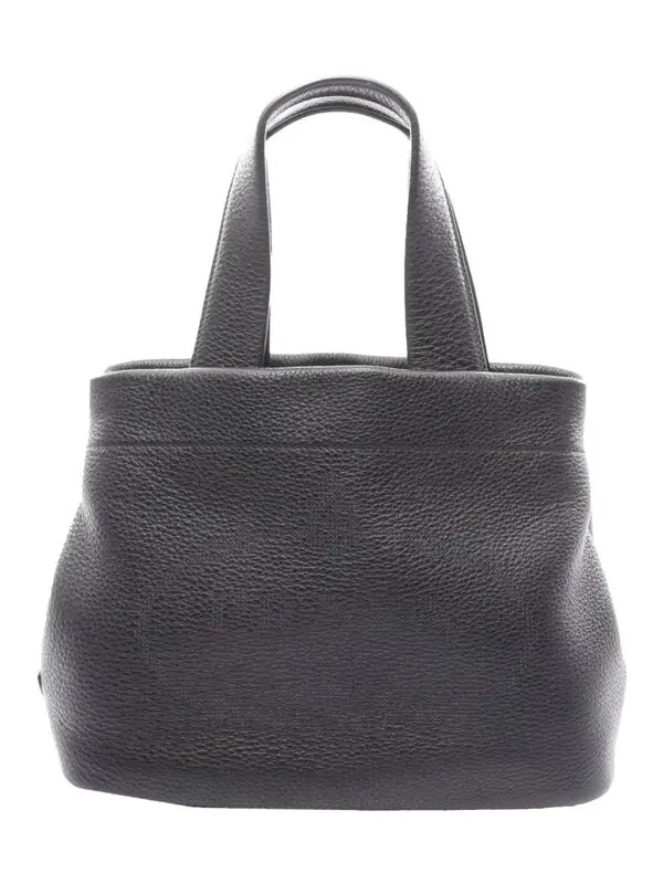 Prada 2013-2026 Vitello Daino Soft Perforated Tote Bag - Grey