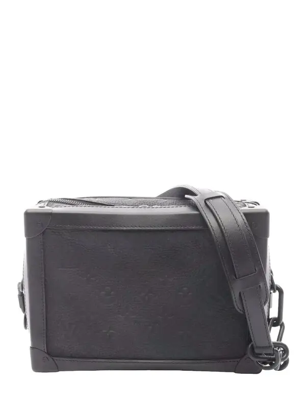 LOUIS VUITTON 2021-2026 Monogram Taurillon Soft Trunk Crossbody Bag - Black