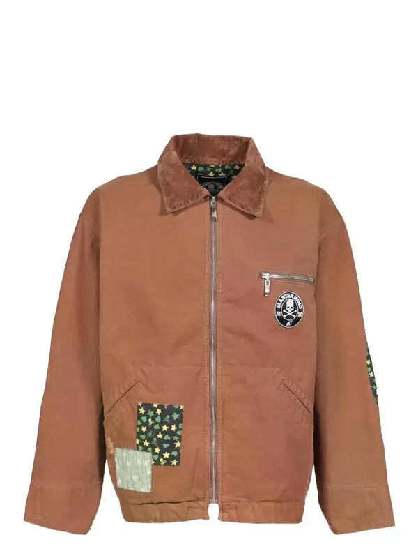 MASTERMIND WORLD X Swjp Corduroy-collar Jacket - Brown