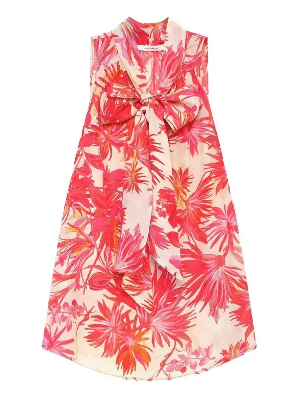 Malìparmi Botanical Jungle Floral-print Top - Red