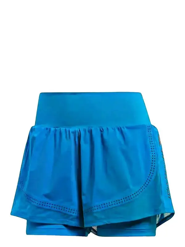 Adidas By Stella McCartney Layered Shorts - Blue
