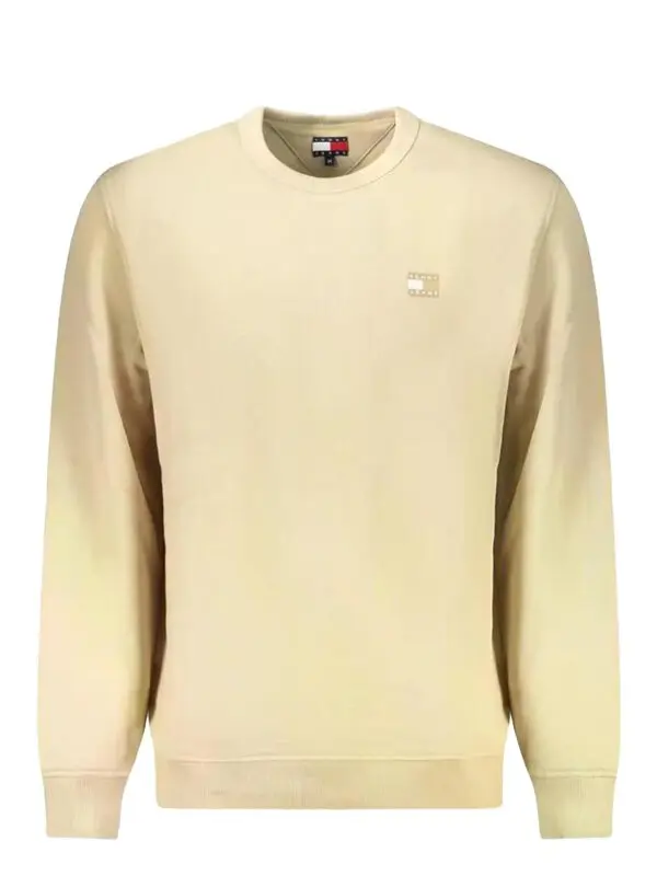 Tommy Hilfiger Logo-patch Crew-neck Sweater - Neutrals