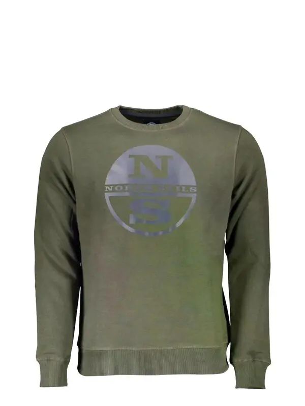 NORTH SAILS Logo-print Crewneck Sweatshirt - Green