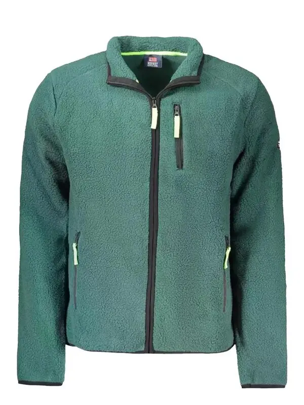 NORWAY 1963 Fleece Zip-up Sweater - Green