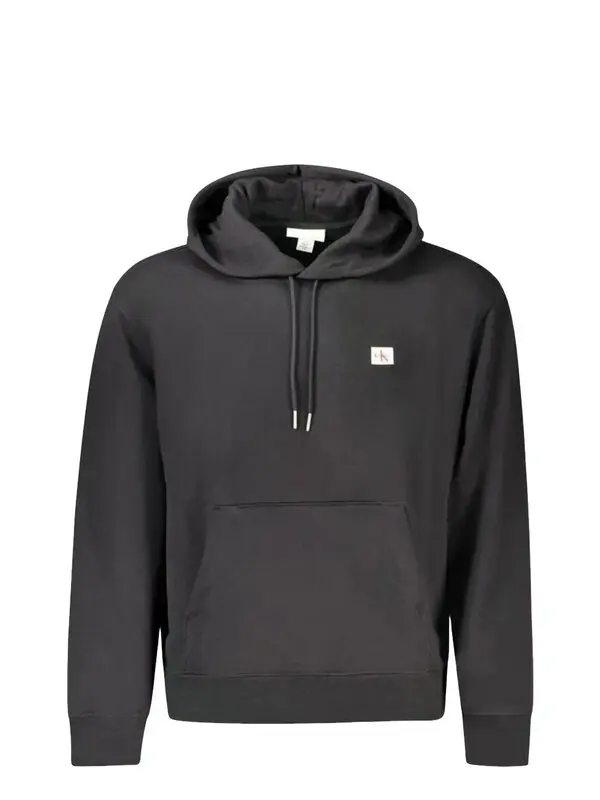 Calvin Klein Logo-patch Hoodie - Black