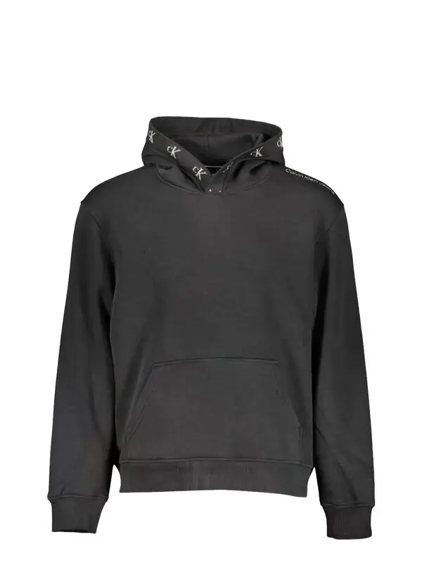 Calvin Klein Logo-tape Hoodie - Black