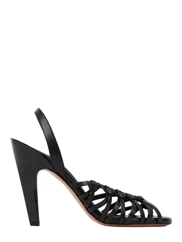 Chloé Estra Heeled Sandals - Black