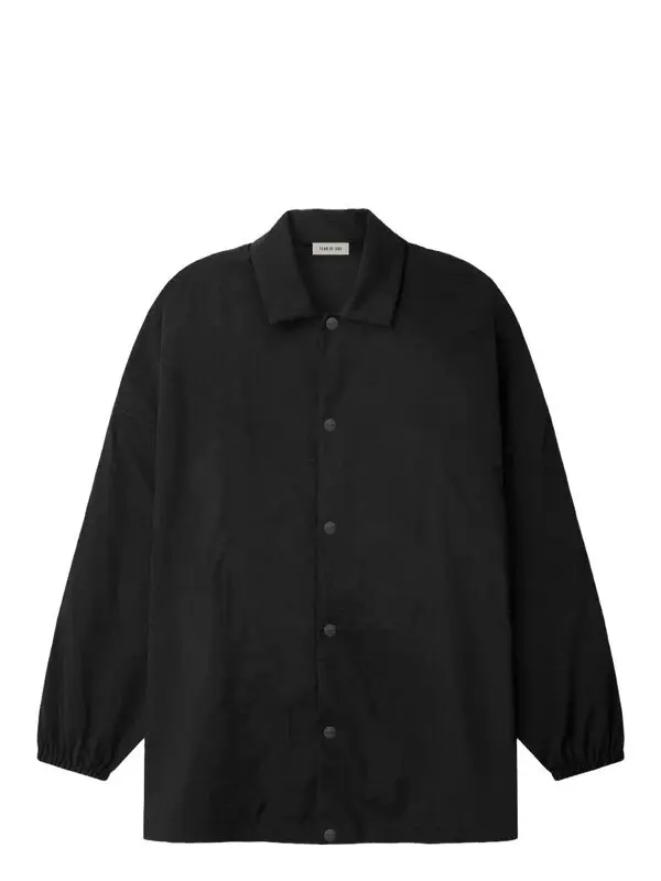 Fear Of God Crinkled-finish Jacket - Black