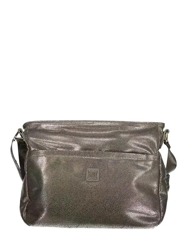 LAURA BIAGIOTTI Metallic-effect Crossbody Bag - Grey